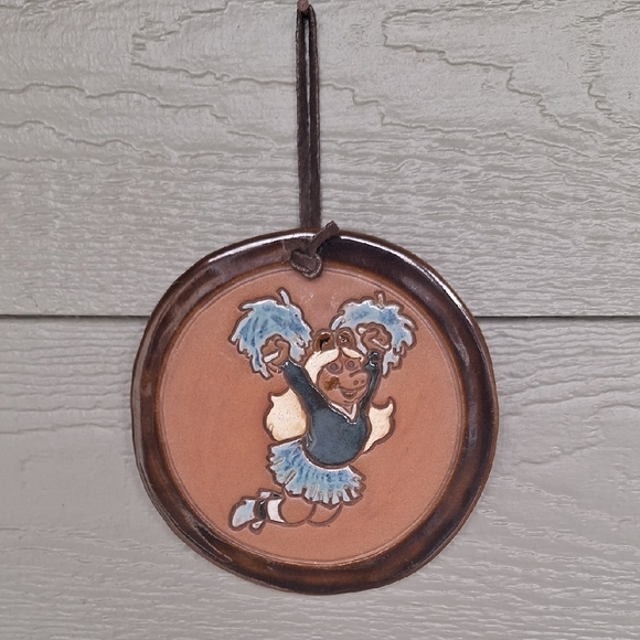 Vintage | Wall Decor | Vintage Miss Piggy Cheerleader Wall Hanging ...